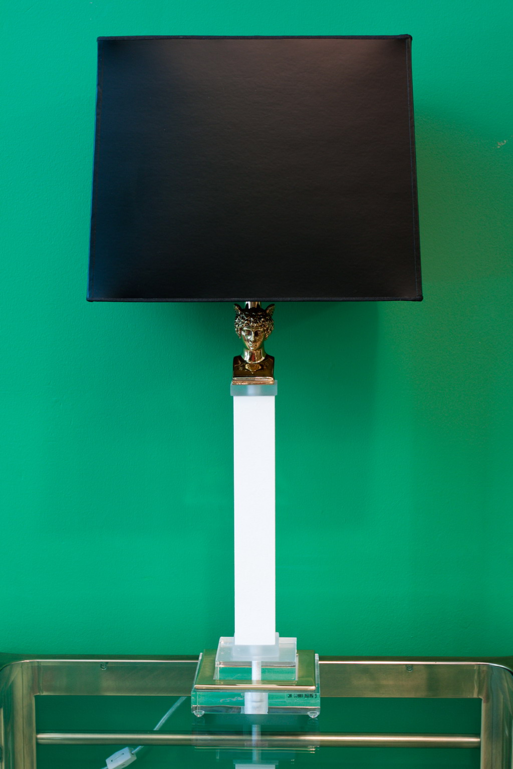 Sold - Pair of Bauer Lamp Company Brass Mercury Head Table Lamps on ...