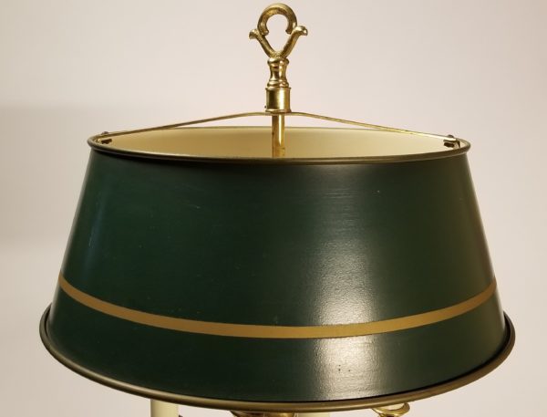 Lighting - Green Tole Table Lamp, Metal Shade - 10056 - Rubbish ...